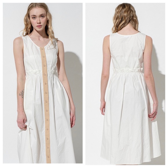 ShopEvelynne | Dresses | 3 Fabulous Front Contrast Detailed Button Down ...